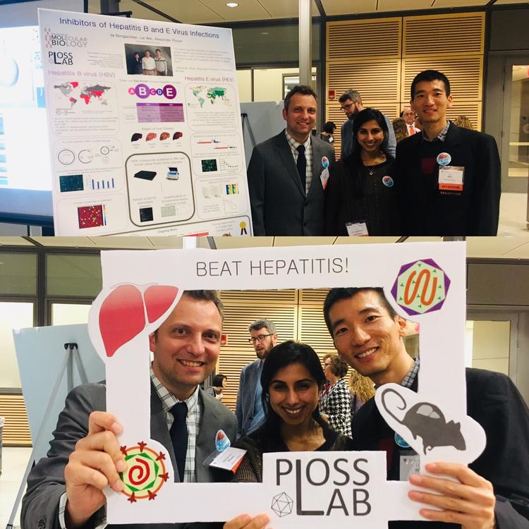 Wei, Ila, and Alex present their work on HBV and HEV inhibitors at ...