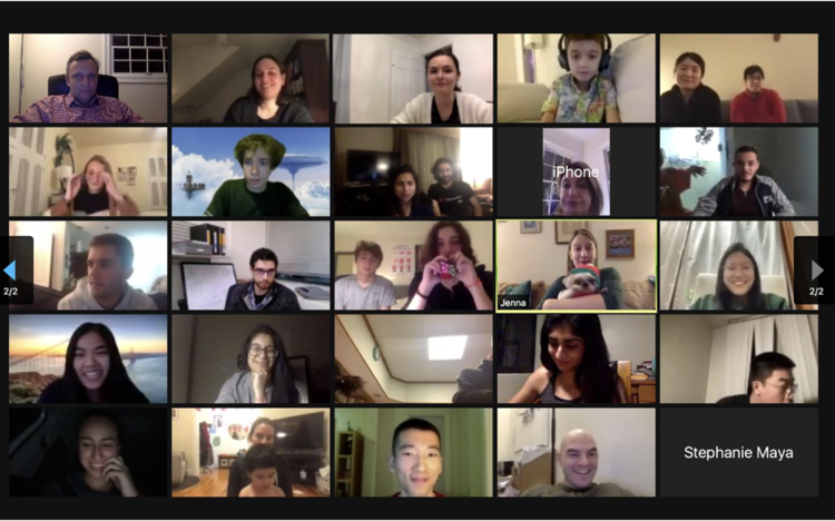 Ploss Lab holds first ever virtual holiday party! | Alexander Ploss
